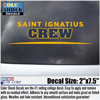 Saint Ignatius Crew Decal – Saint Ignatius Wildcat Shop